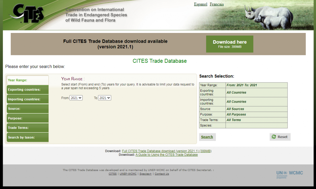 CITES データでみるサンゴの国際間取引 – CORERAL