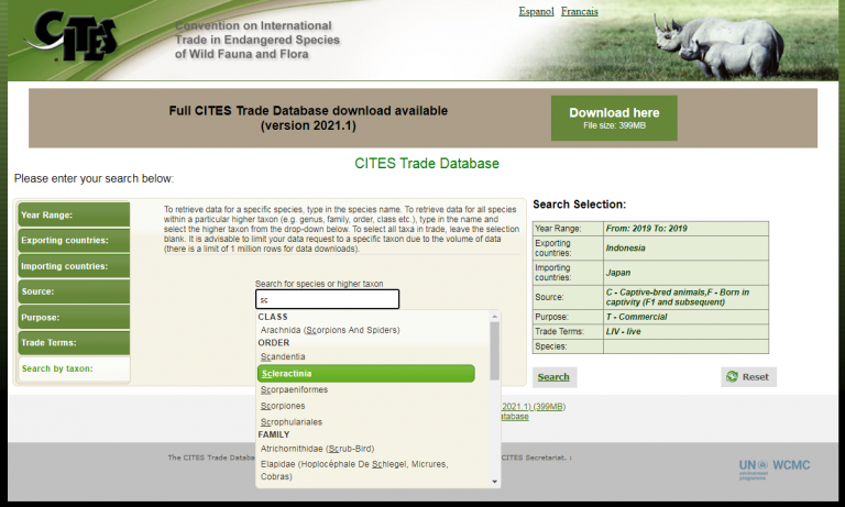 CITES データでみるサンゴの国際間取引 – CORERAL
